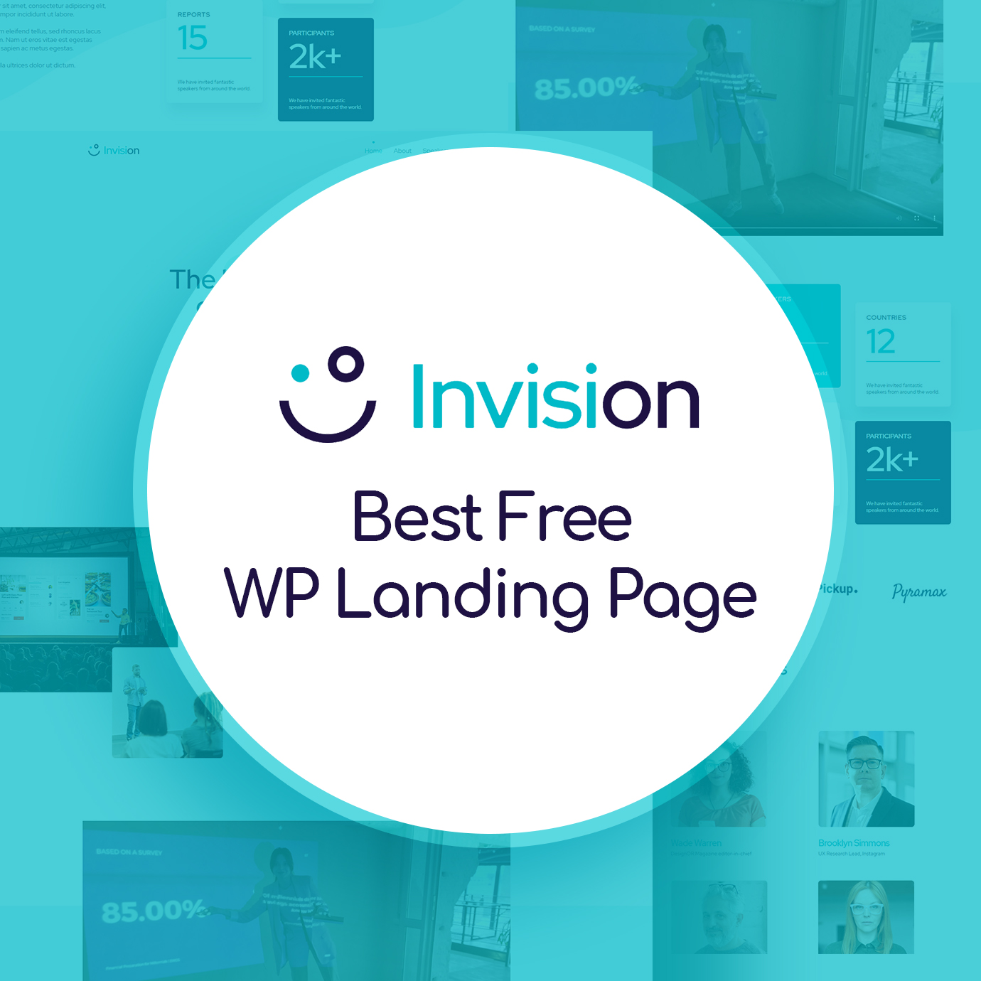 Free Wordpress Event Landing Page - Invision – MasterBundles