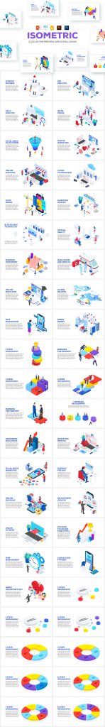 46 Isometric Animated Illustrations – MasterBundles