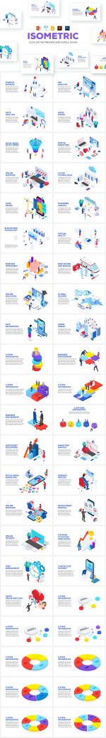 46 Isometric Animated Illustrations – MasterBundles