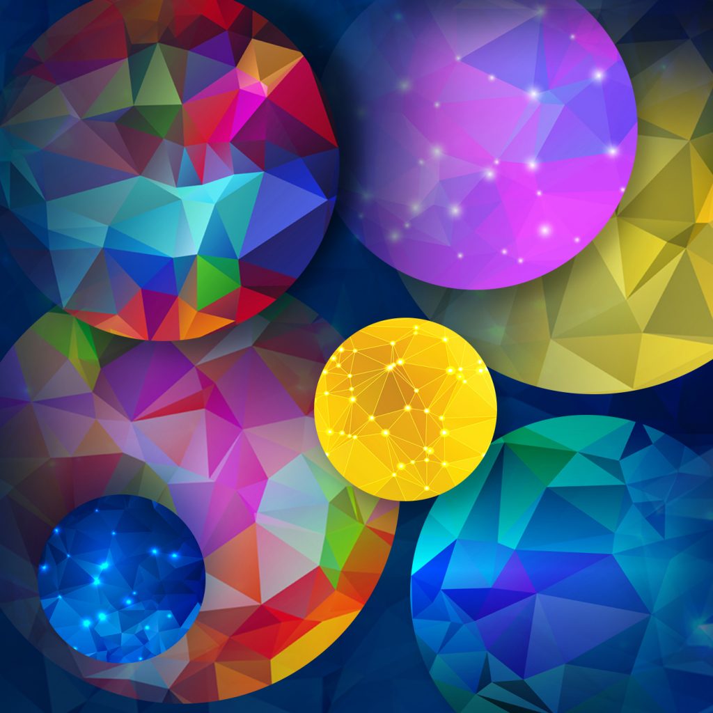 Polygon Vector Backgrounds Set – MasterBundles