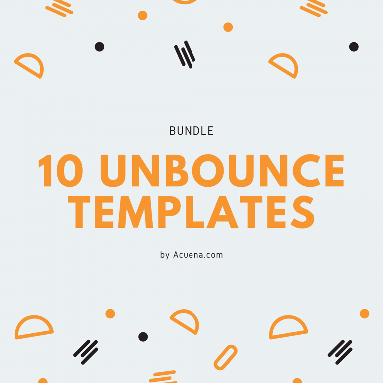 10 Premium One Page Unbounce Templates – MasterBundles
