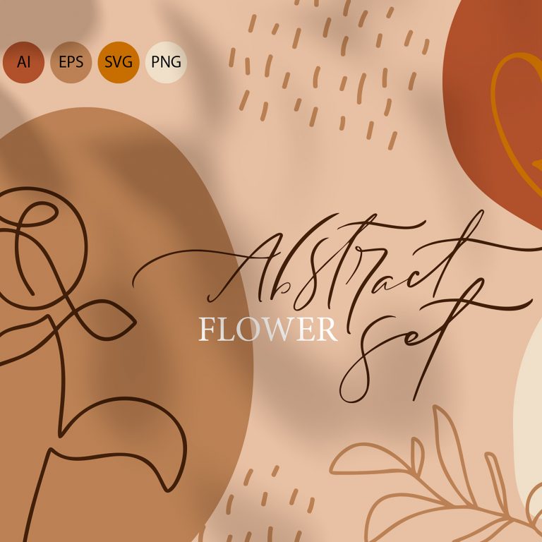 138 Vintage Abstract flowers SVG – MasterBundles