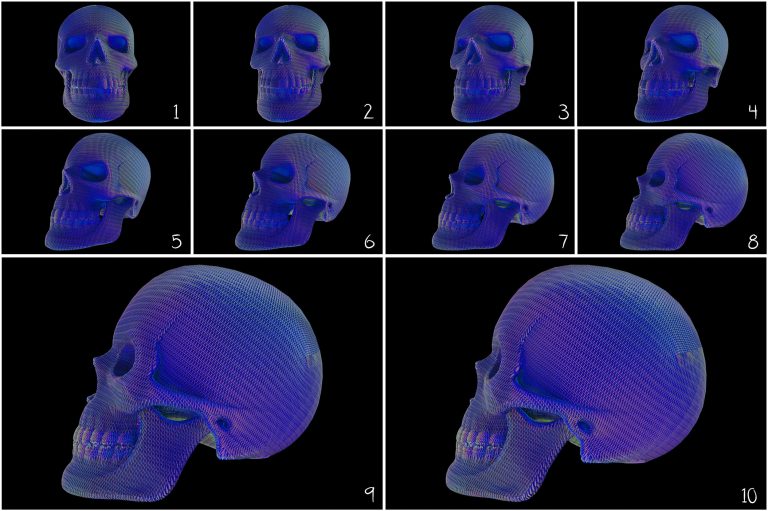 6 Skull PNG Transparent Halloween Overlays – MasterBundles