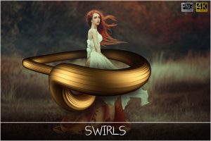 30 Swirl Overlays Photoshop Collection | Master Bundles