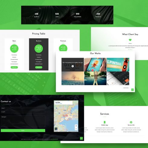 Free Modern Blogger PRO Theme: Corporate – MasterBundles