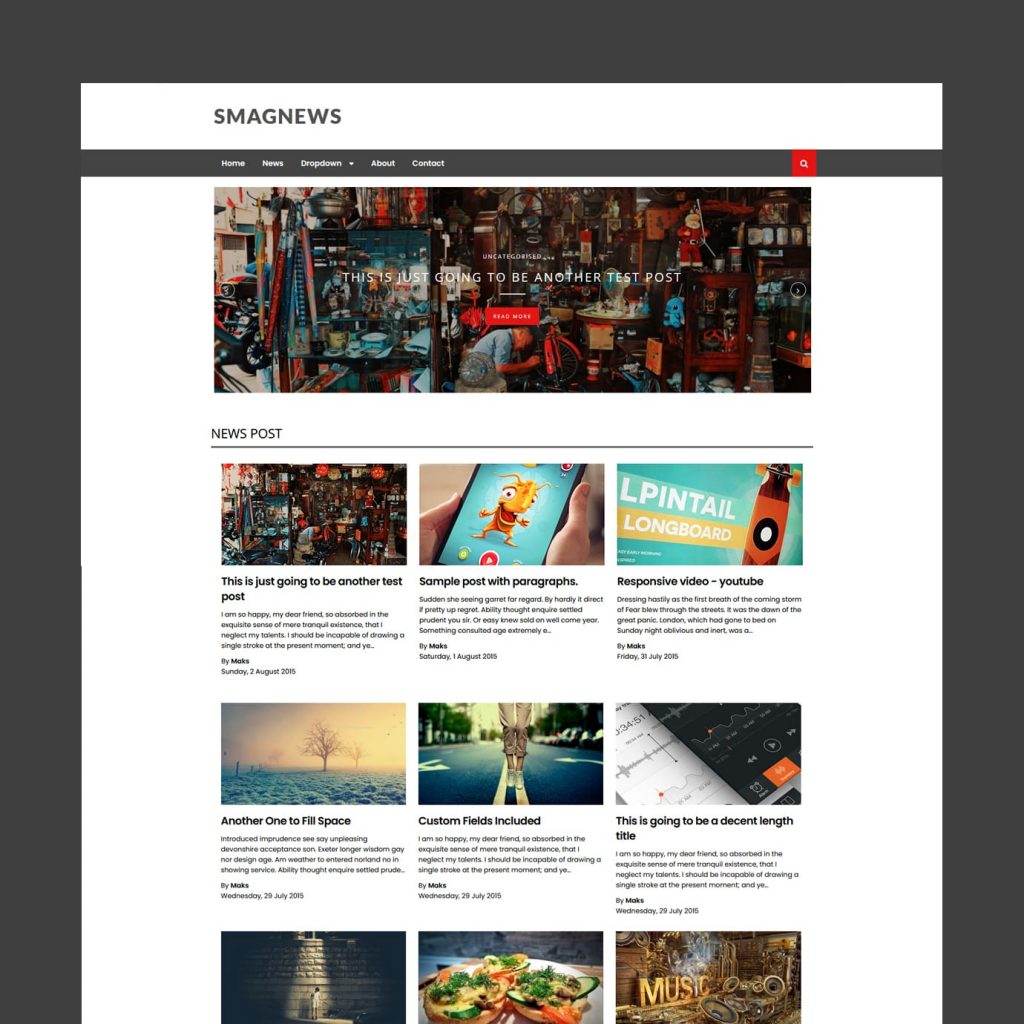 Free News Blogger Template SmagNews BlogSpot – MasterBundles