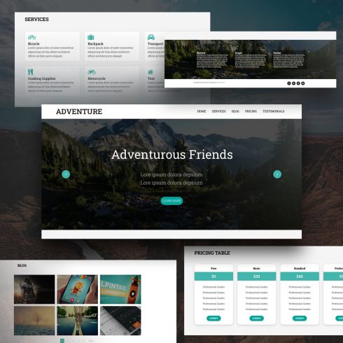 Simple Blogger Template: Free Travel BlogSpotTheme Adventure ...