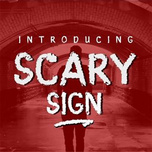 Scary Halloween Sign Font 2021 – MasterBundles