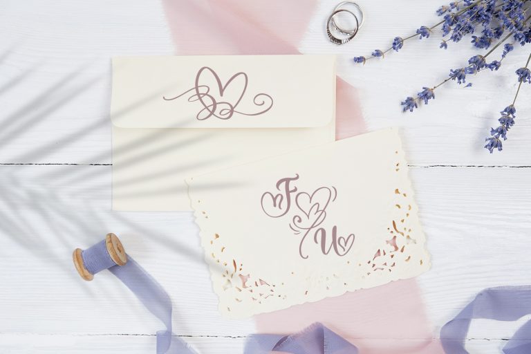 Hello Wedding Font: Wedding Heart Monogram Font – MasterBundles