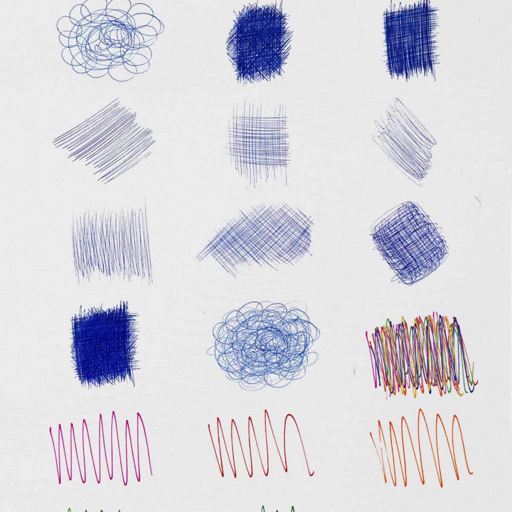 60 Pen Textures Set PNG 2021 – MasterBundles