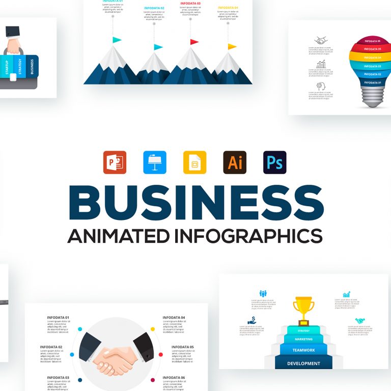 30 Animated Business Analyst Infographics | Master Bundles