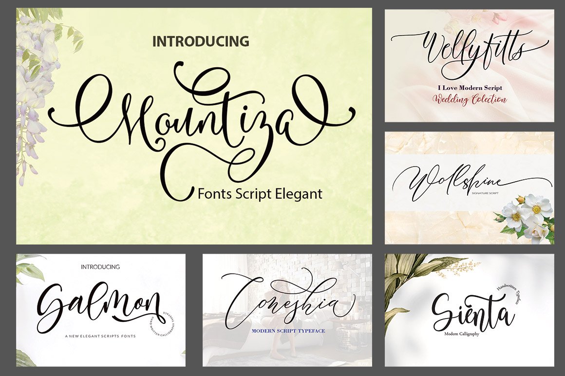 Funky Font Bundle: 18 Amazing Modern Calligraphy Fonts – MasterBundles