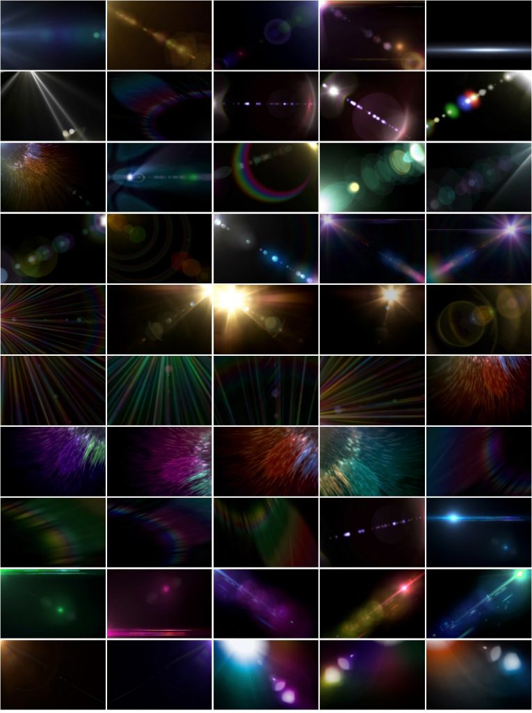 50 Optical Overlays: Optical Flare Overlay Effects – MasterBundles