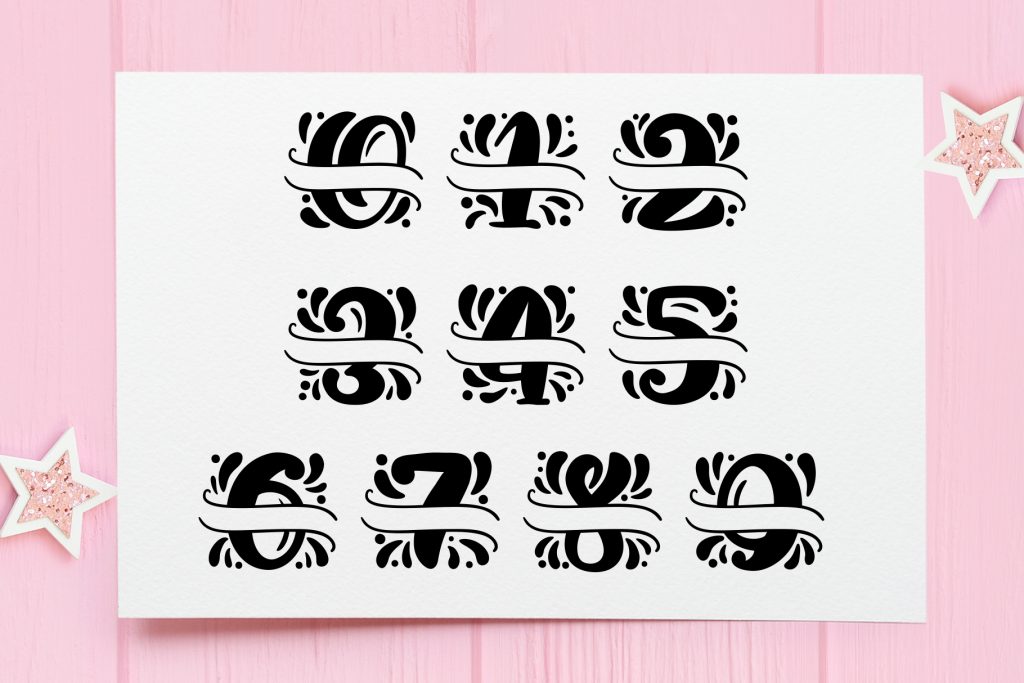 Split Letter Monogram Font – MasterBundles