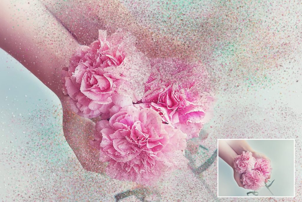 Sand Dissolve Photoshop Add-Ons – MasterBundles