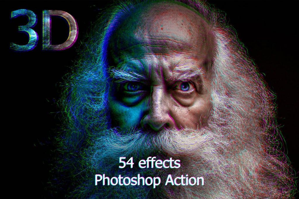 3D Actions Photoshop for Creating 3D Effects – MasterBundles
