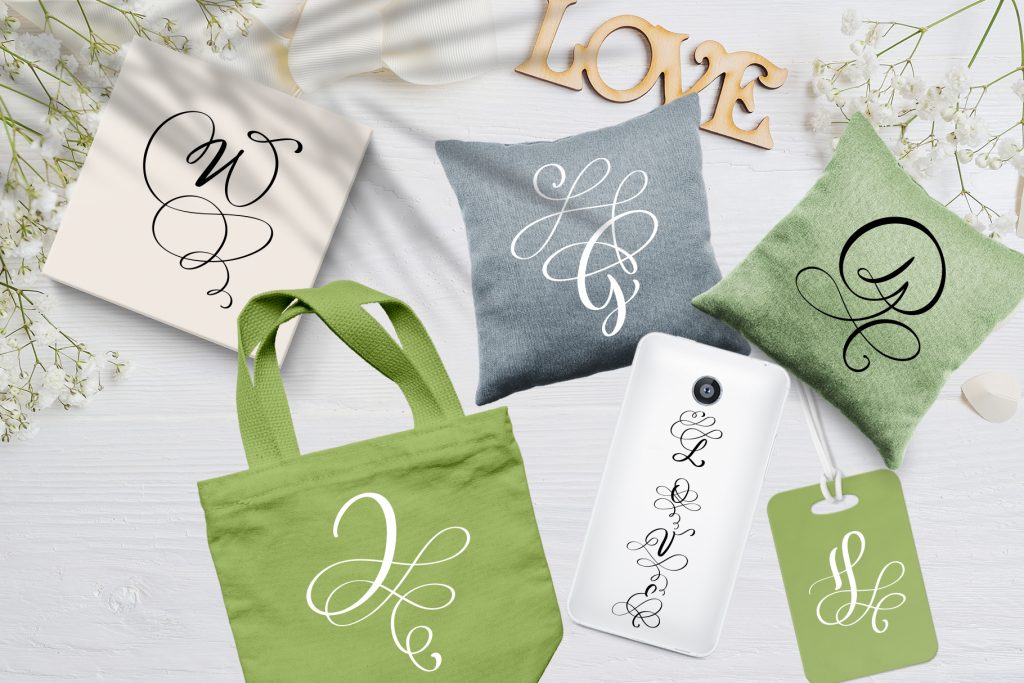 Love Letters Monogram Font – MasterBundles