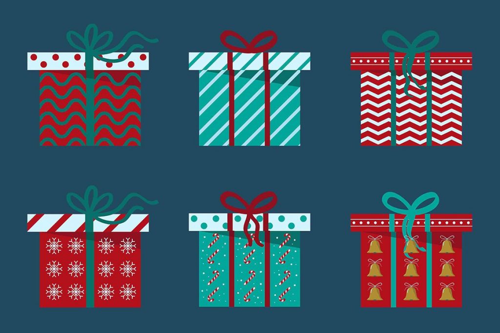 Christmas Bundle ( Fonts, Illustrations, Patterns, Discount tags, etc ...