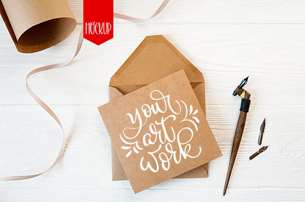 Letter Mockup: Envelope Letter Mock Up – MasterBundles