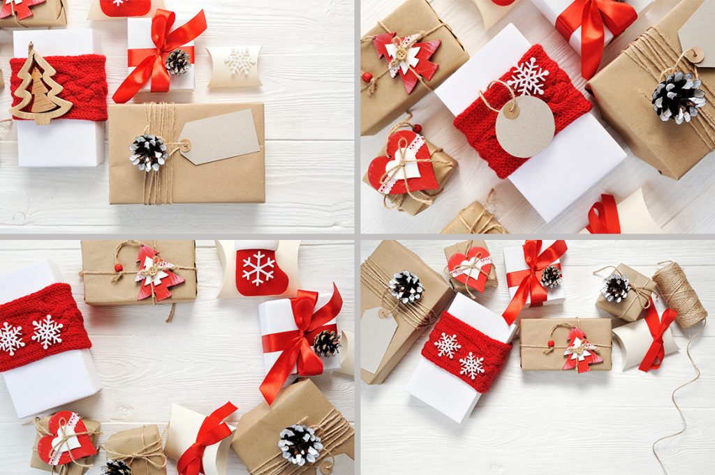 Christmas Cover Photo: 24 Christmas Gift Mock Up files | Master Bundles