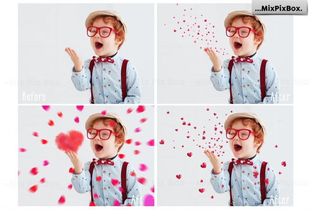Love Overlays PNG: 38 Photo Overlays High Resolution – MasterBundles