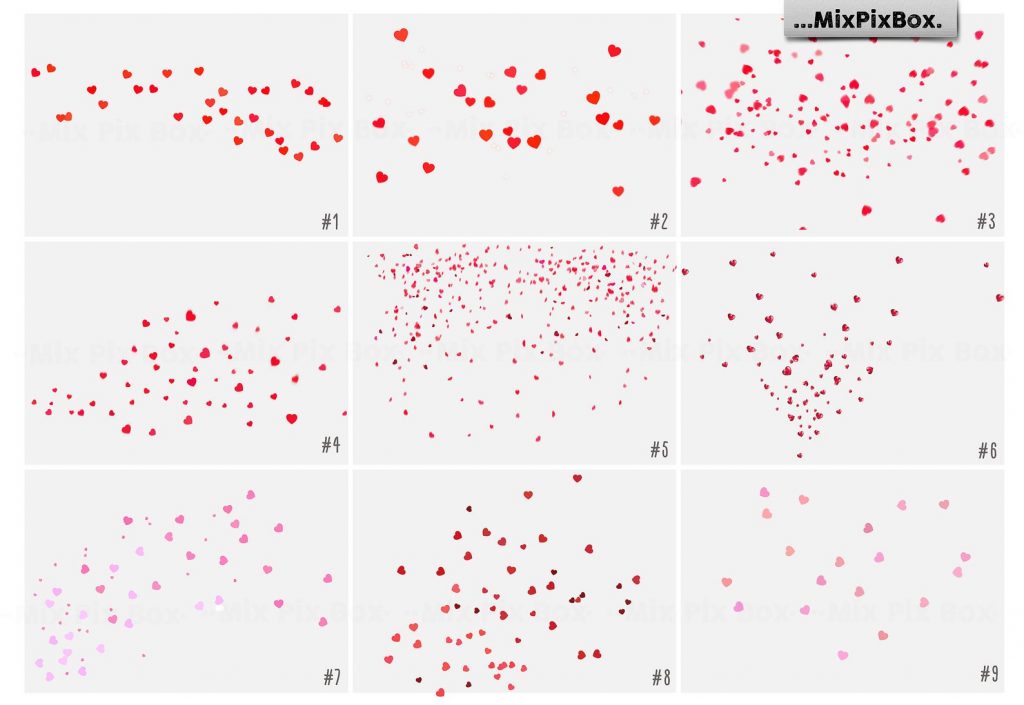 Love Overlays PNG: 38 Photo Overlays High Resolution – MasterBundles