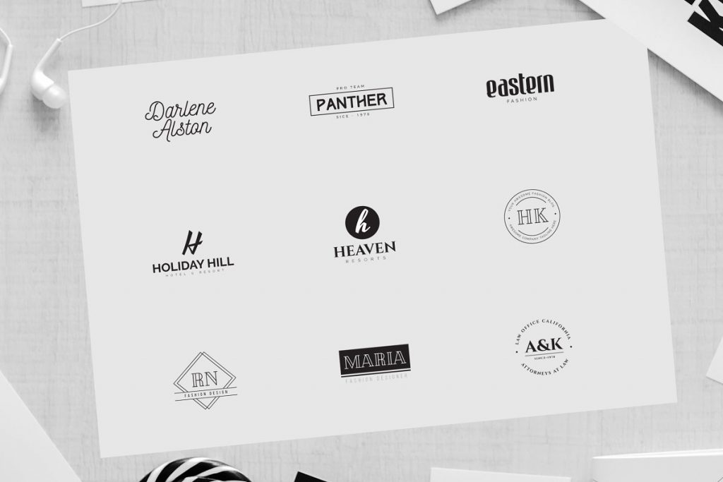 120 Minimal Branding Logo Pack – MasterBundles