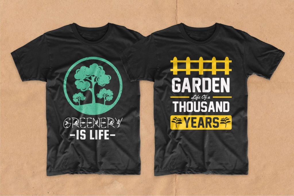 👚 Gardening T-shirt Designs Bundle