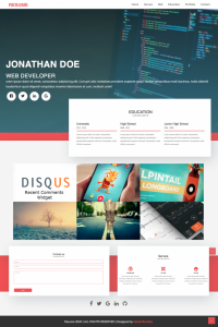 Free Blogger Resume Template – MasterBundles