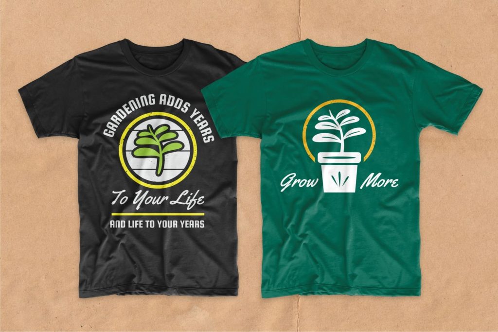 👚 Gardening T-shirt Designs Bundle
