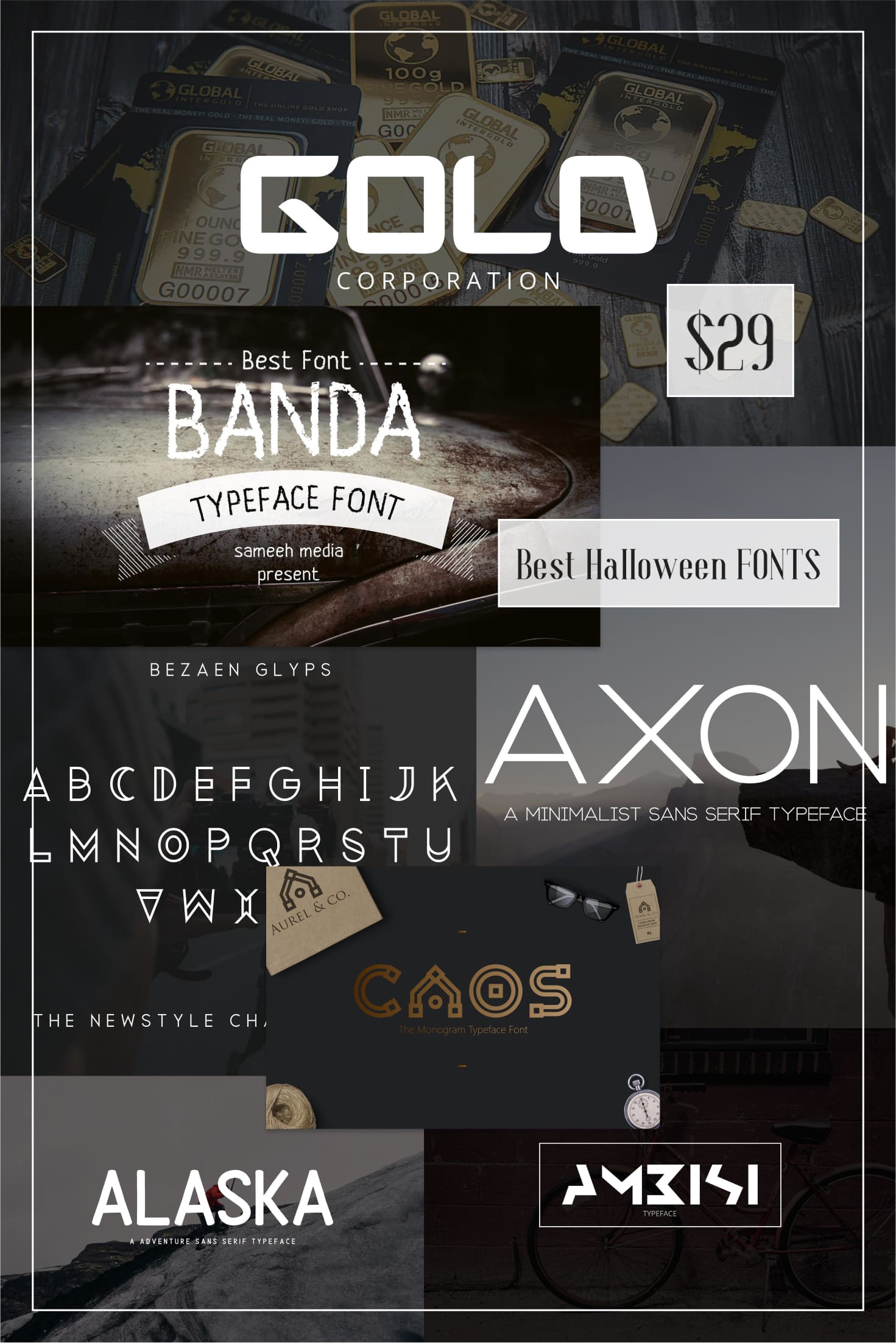 Best Halloween FONTS Bundle - $29. 2021 SALE! Halloween Embroidery Fo ...