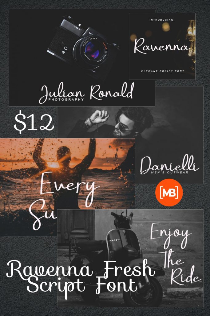 Ravenna Fresh Script Font – MasterBundles
