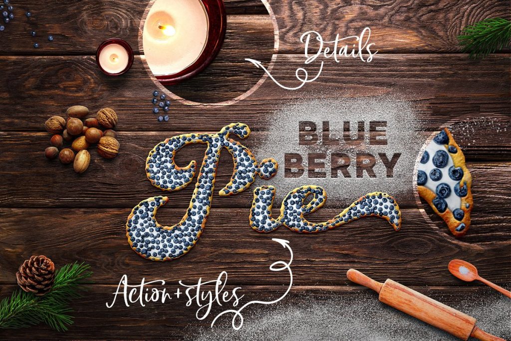 Food Lettering: FOODY Christmas Edition – MasterBundles