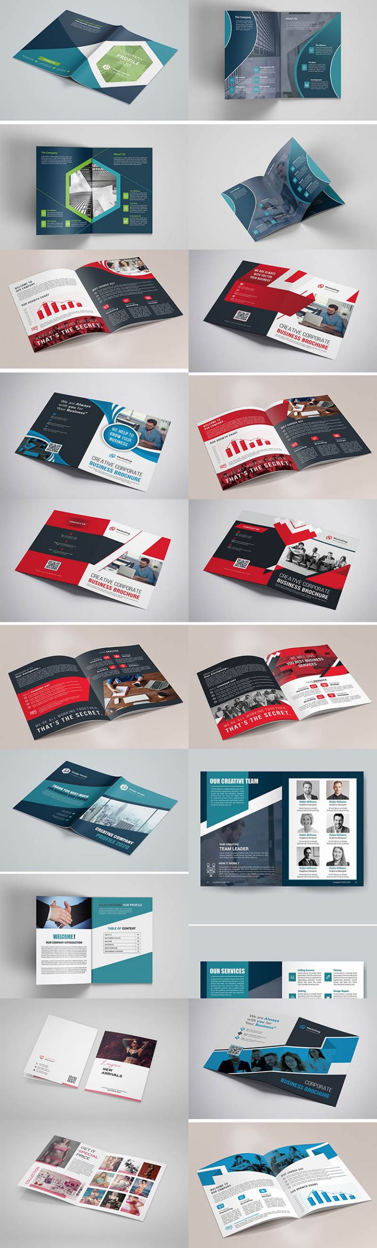 50 Brochures with Extended License - Only $19 – MasterBundles