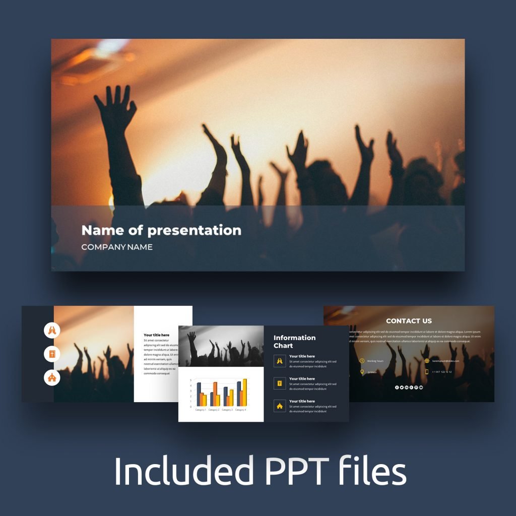 4 Free Praise and Worship Powerpoint Background Slides (PPTX) - Soul
