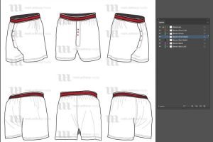 Boxers Mockup: Boxers Vector Templates – MasterBundles