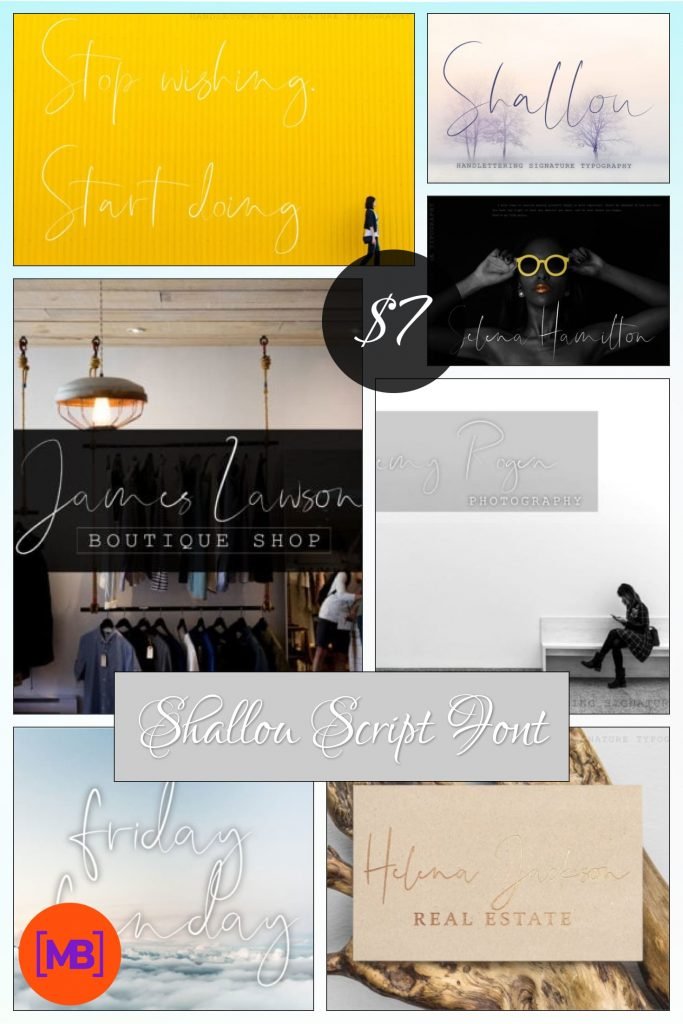 Shallou Script Font - $7 ONLY – MasterBundles