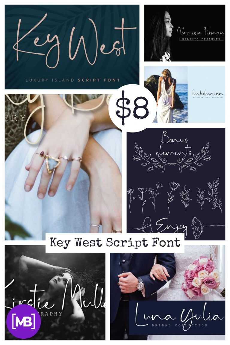 Key West Script Font - $8 – MasterBundles