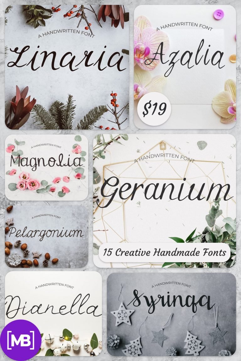 15 Creative Handmade Fonts - $19 ONLY – MasterBundles
