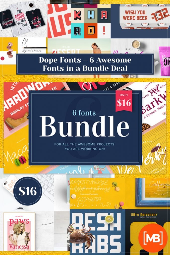 Dope Fonts - 6 Awesome Fonts in a Bundle Deal – MasterBundles
