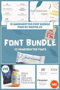 10 Handwritten Font Bundle Pack - MasterBundles