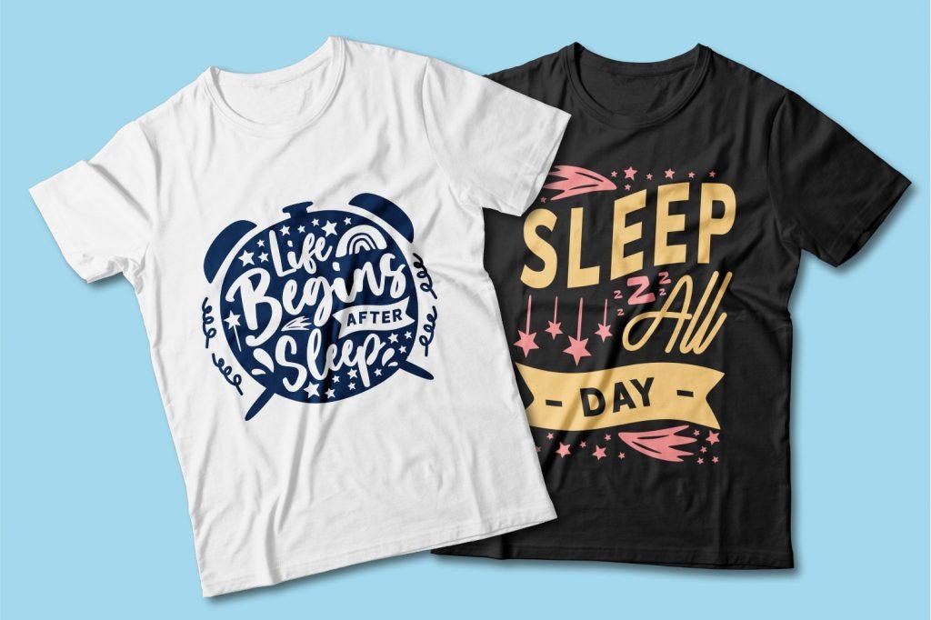 👚 Sleep Lovers T-shirt Designs Bundle
