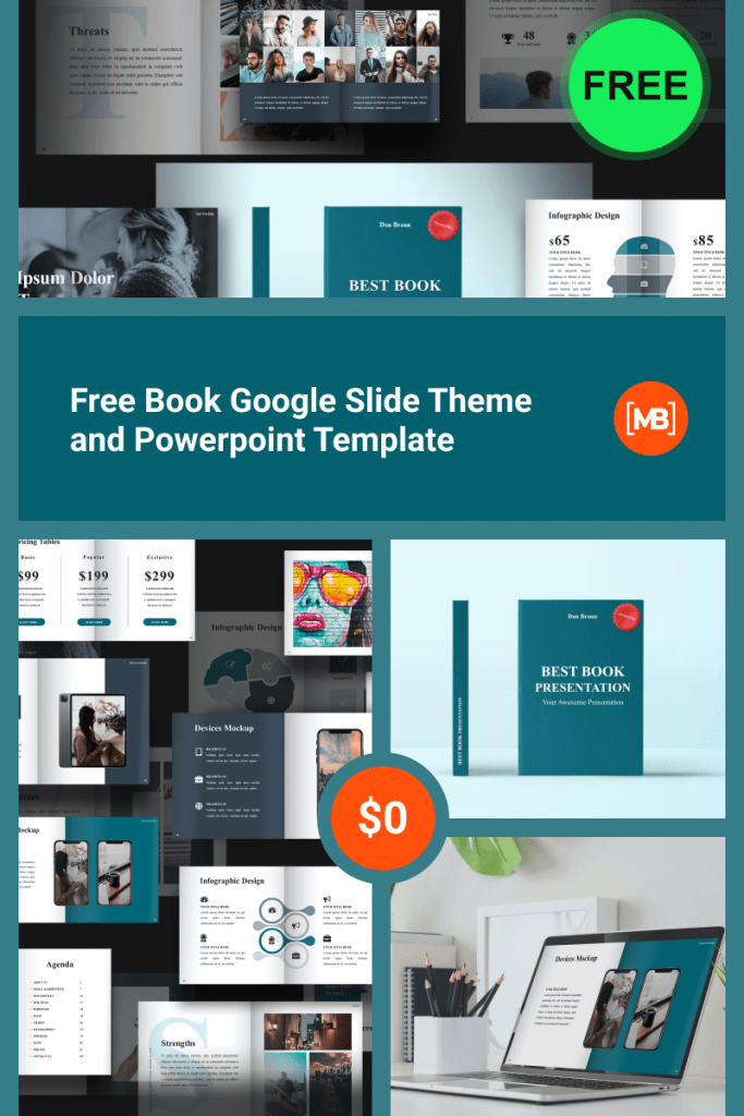 Free Book Google Slide Theme and Powerpoint Template – MasterBundles