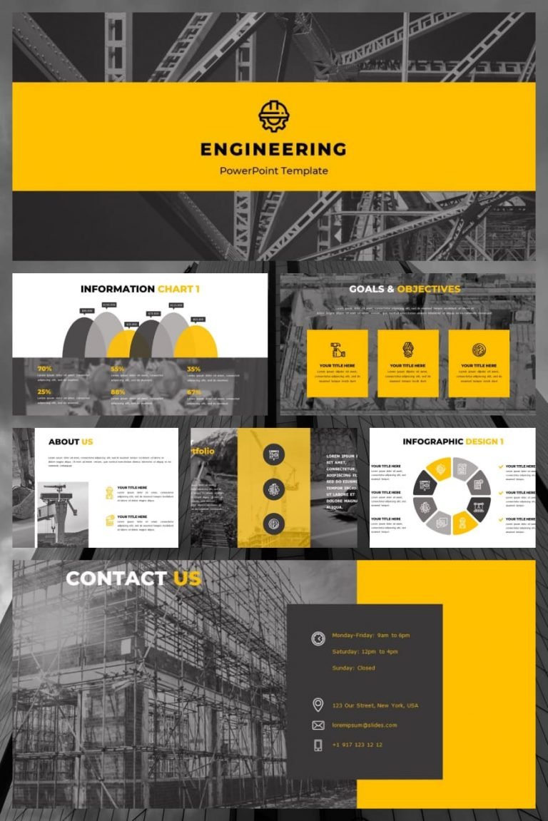Free Engineering Powerpoint Template | Engineering PPT Template