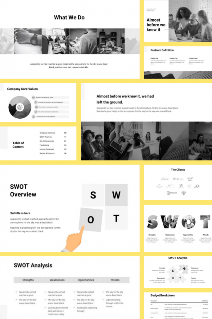 Annual Report - Animated Template - Master Bundles