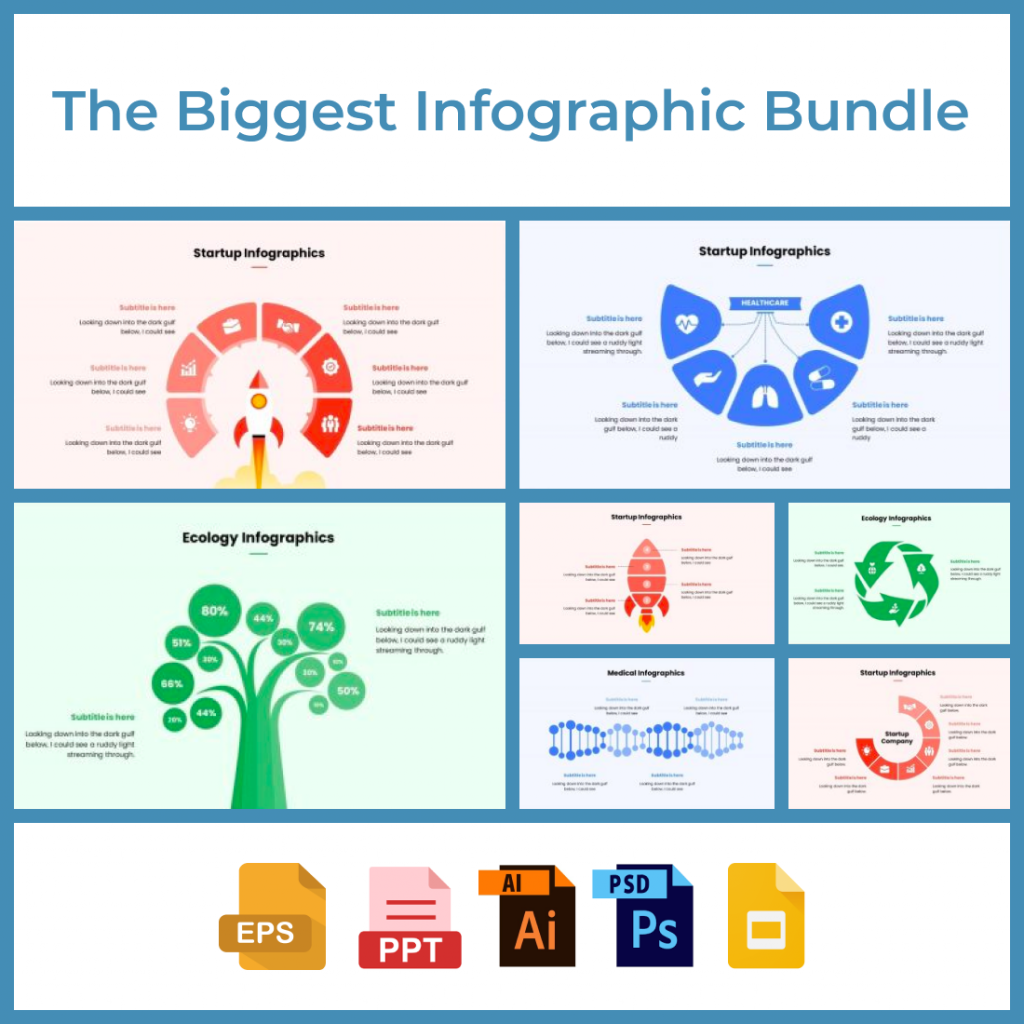 The Biggest Infographic Bundle - MasterBundles
