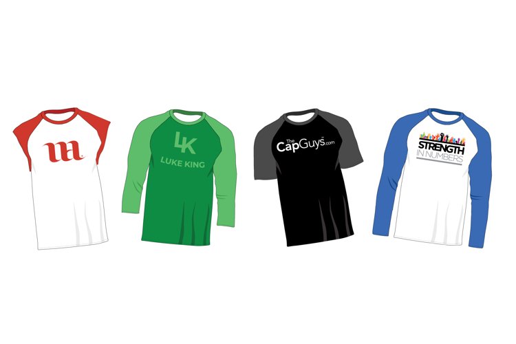 Raglan Men's Shirt Vector Mockup Bundle – MasterBundles