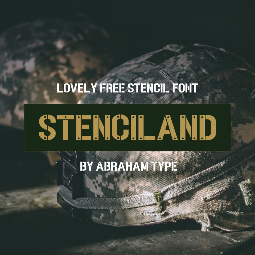 Military Free Stencil Font – MasterBundles
