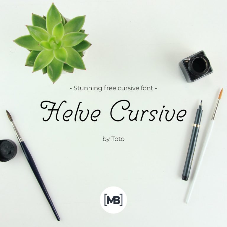 Stunning Free Cursive Font – MasterBundles