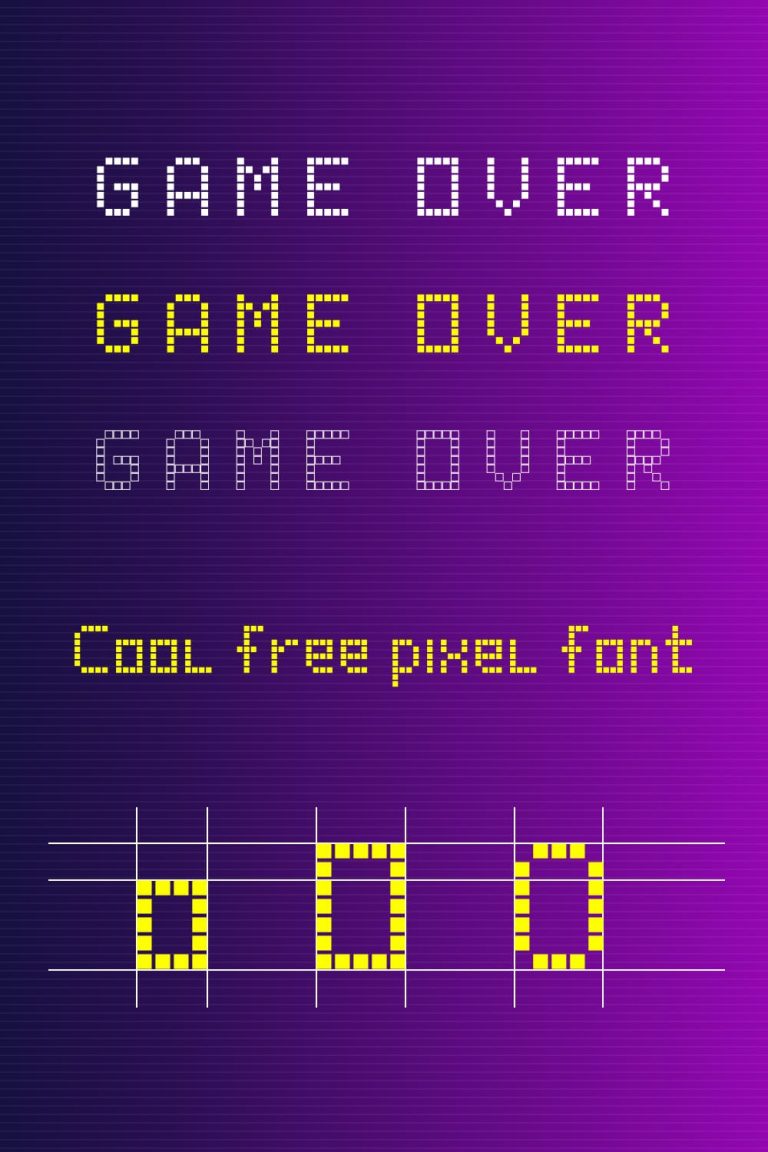 Cool Free Pixel Font – MasterBundles
